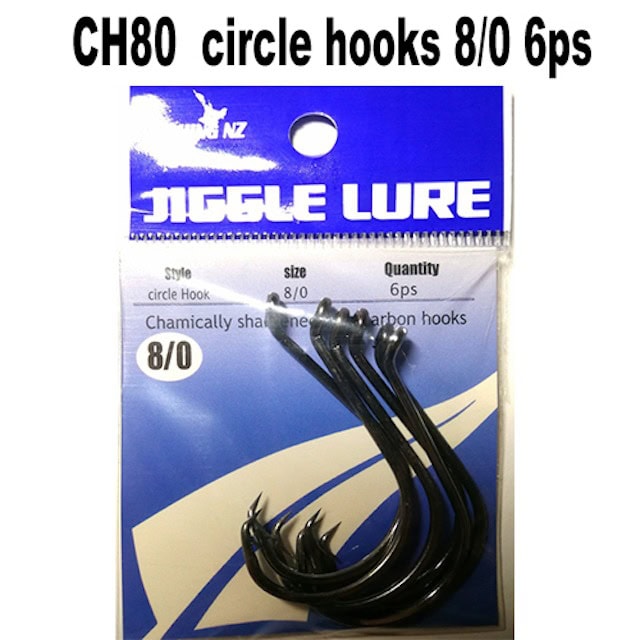 circle hooks 8/0 - JIGGLE LURE FISHING TACKLE WHOLESALE