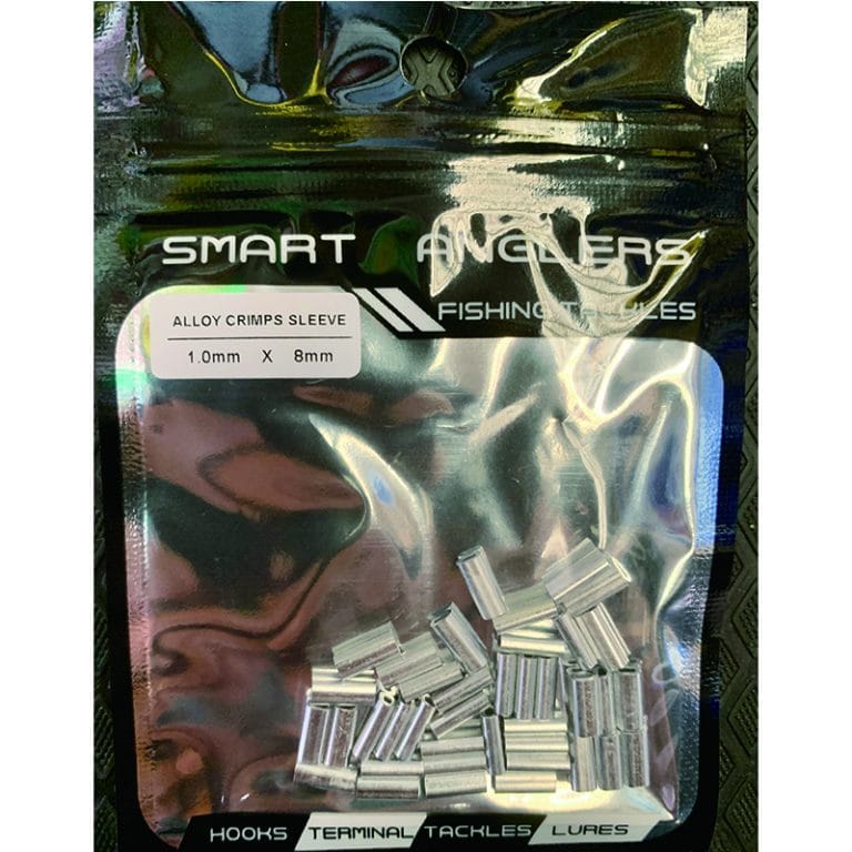 Alloy oval crimps 1.0mm*8mm - JIGGLE LURE FISHING TACKLE WHOLESALE