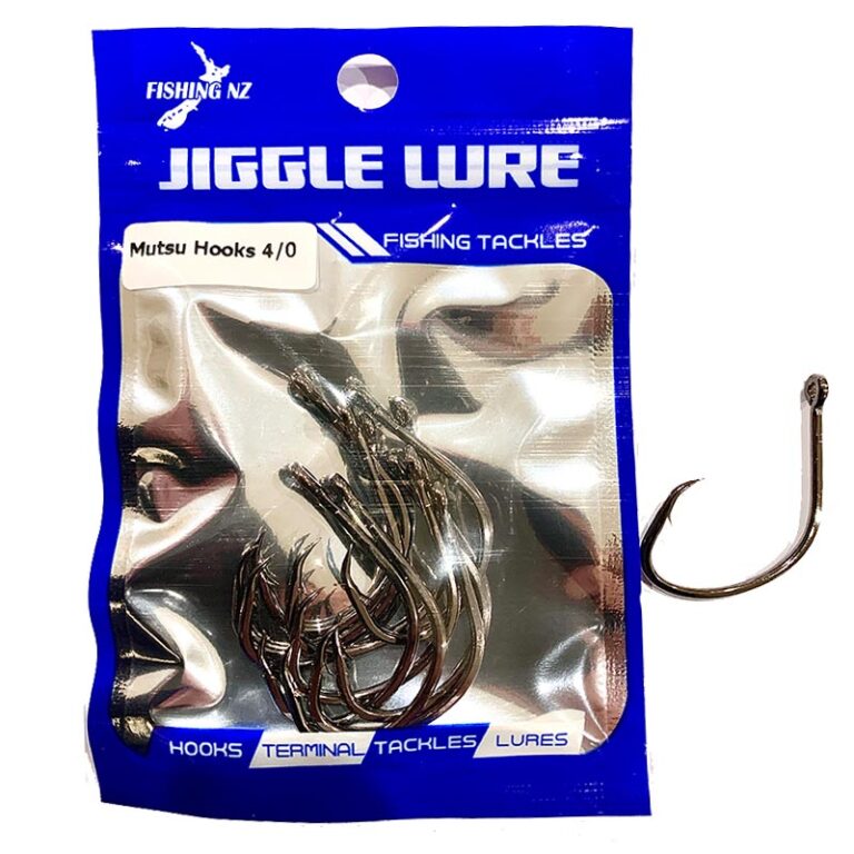 Mutsu hooks 4/0 offset point - JIGGLE LURE FISHING TACKLE WHOLESALE